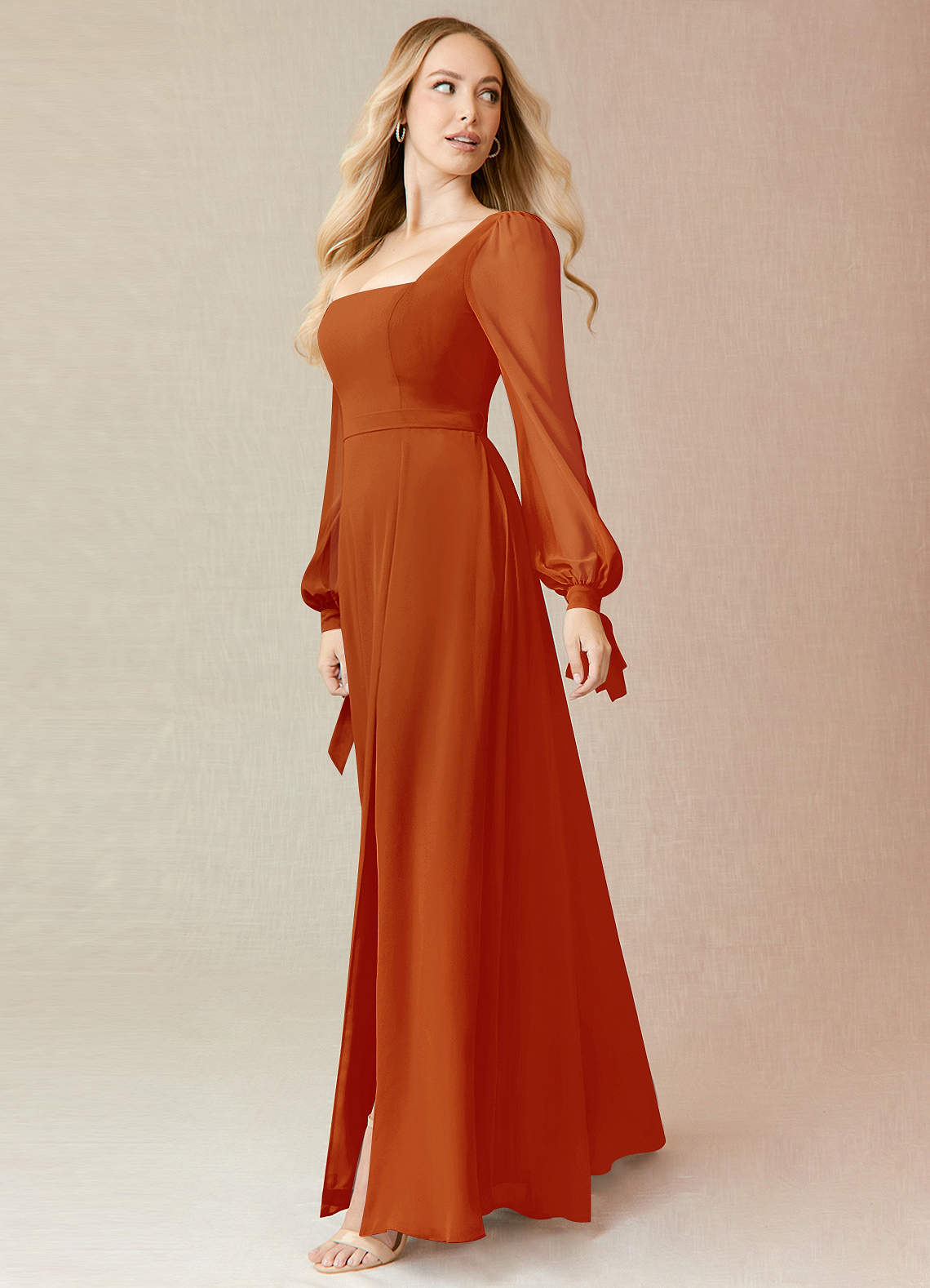 Paprika Azazie Leonia Bridesmaid Dresses | Azazie
