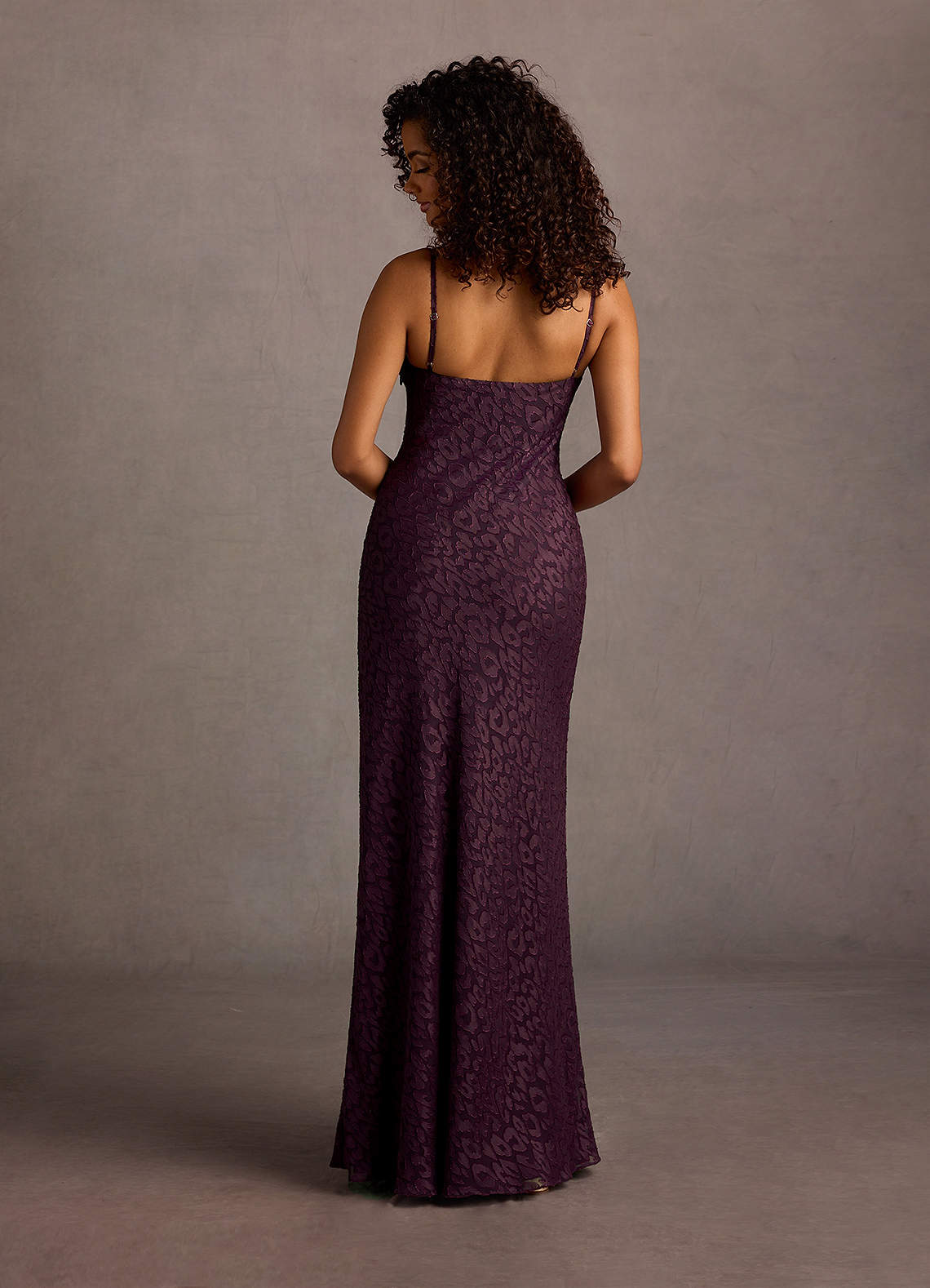 Ravyn Grape Plunging Maxi Dress Atelier Dresses | Azazie