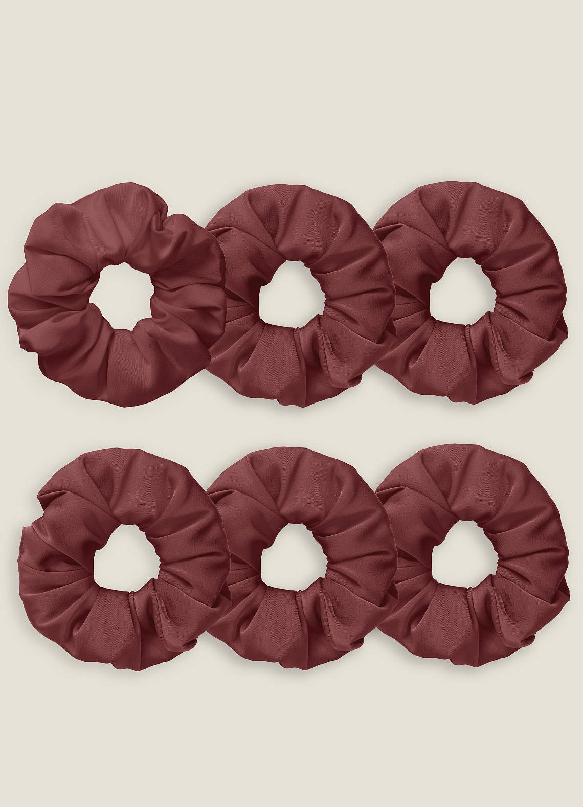 Bridesmaid Stretch Satin Over Size Scrunchie Set | Azazie