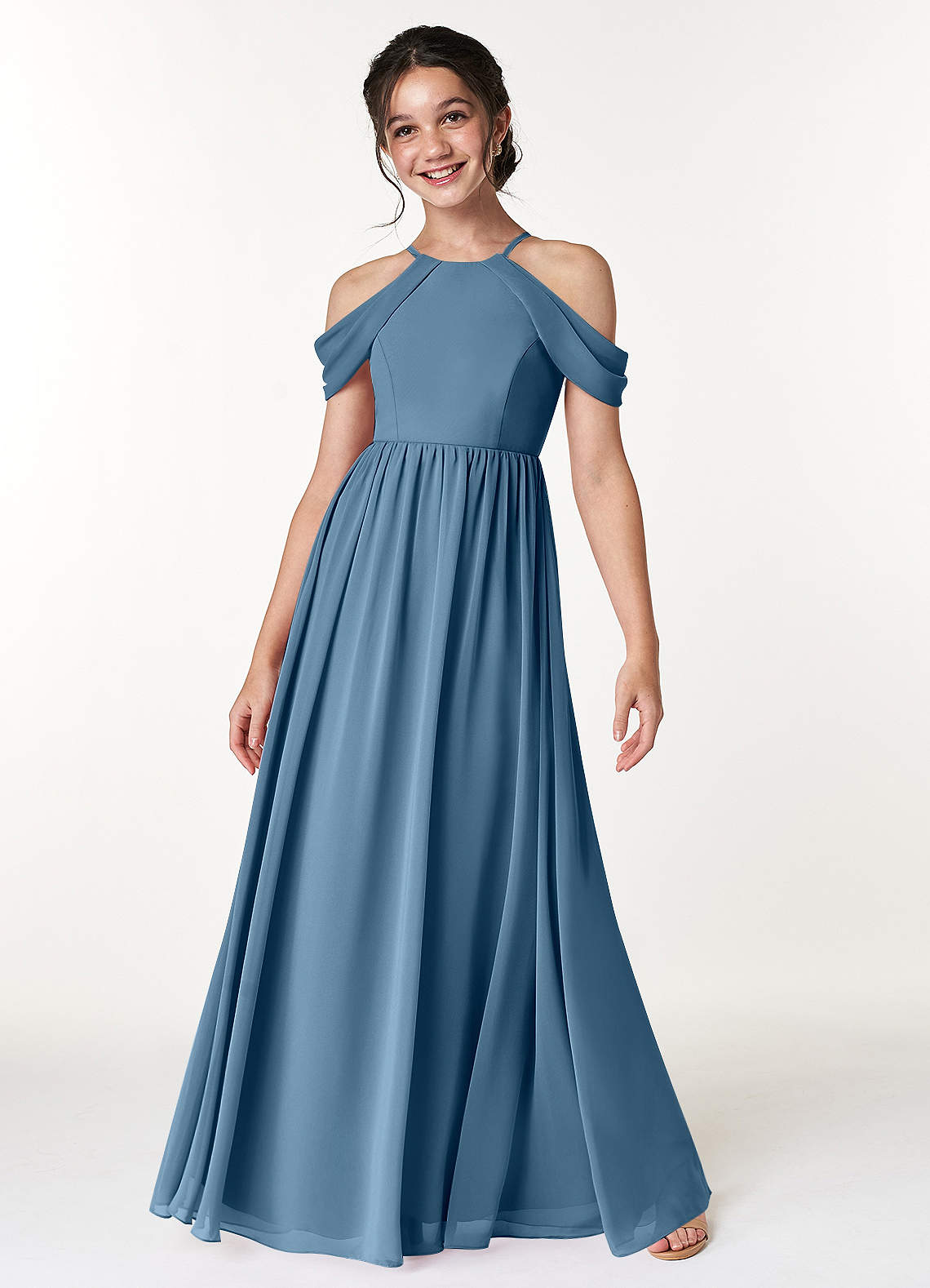 Bermuda Azazie Seneca JBD Junior Bridesmaid Dresses | Azazie