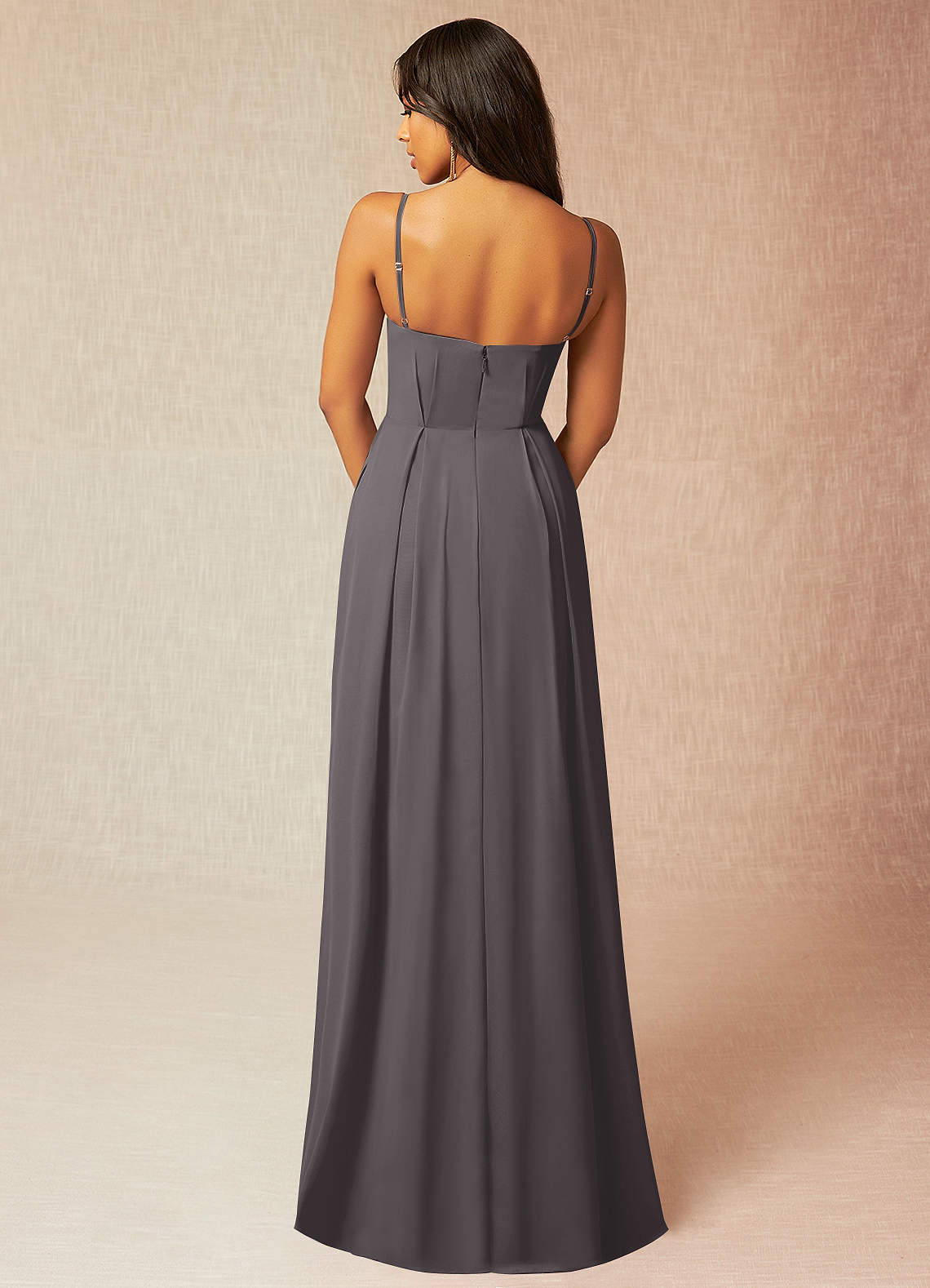 Steel Grey Azazie Kyedae Bridesmaid Dresses | Azazie