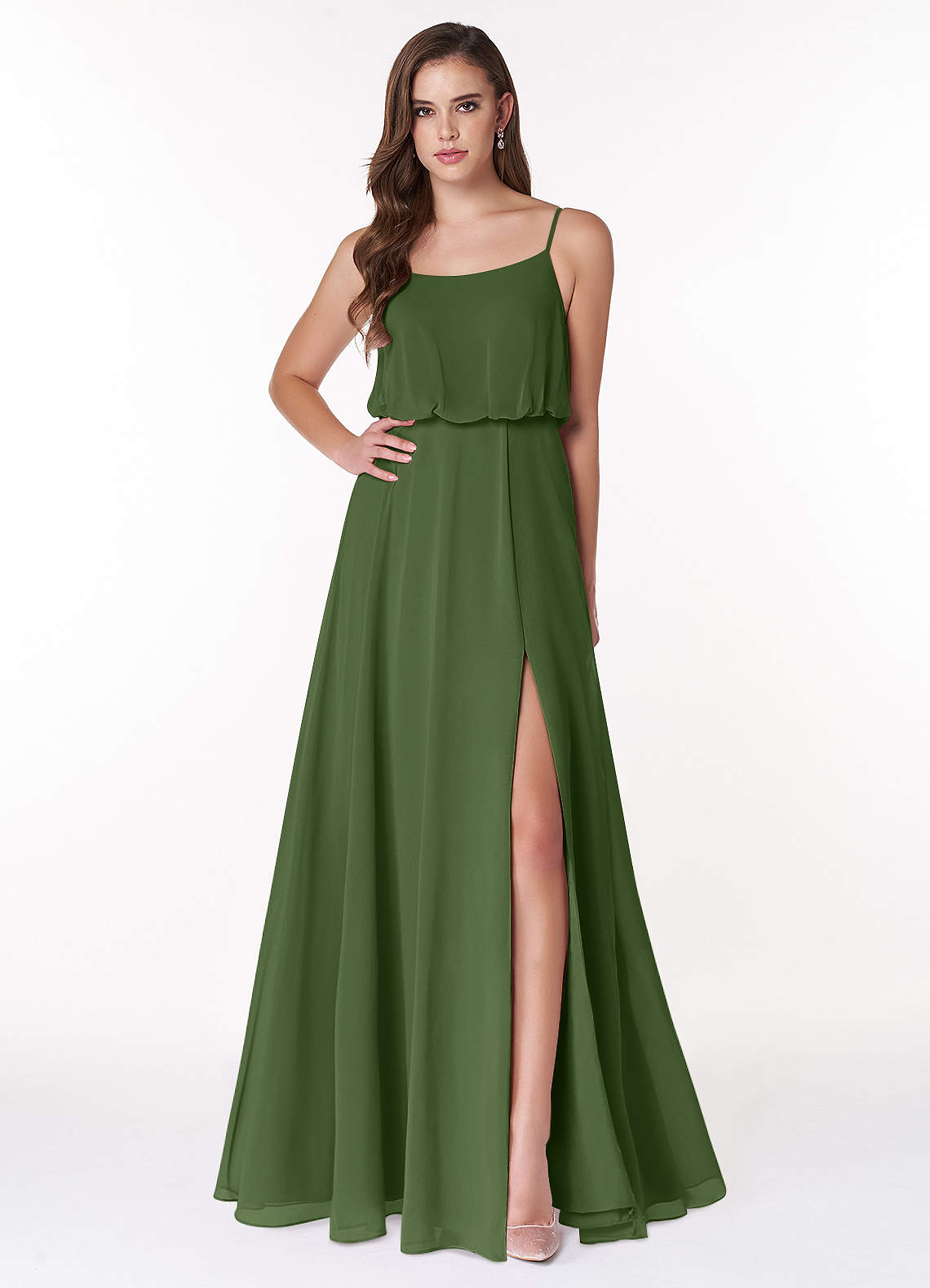 Olive Azazie Lupe Bridesmaid Dresses | Azazie