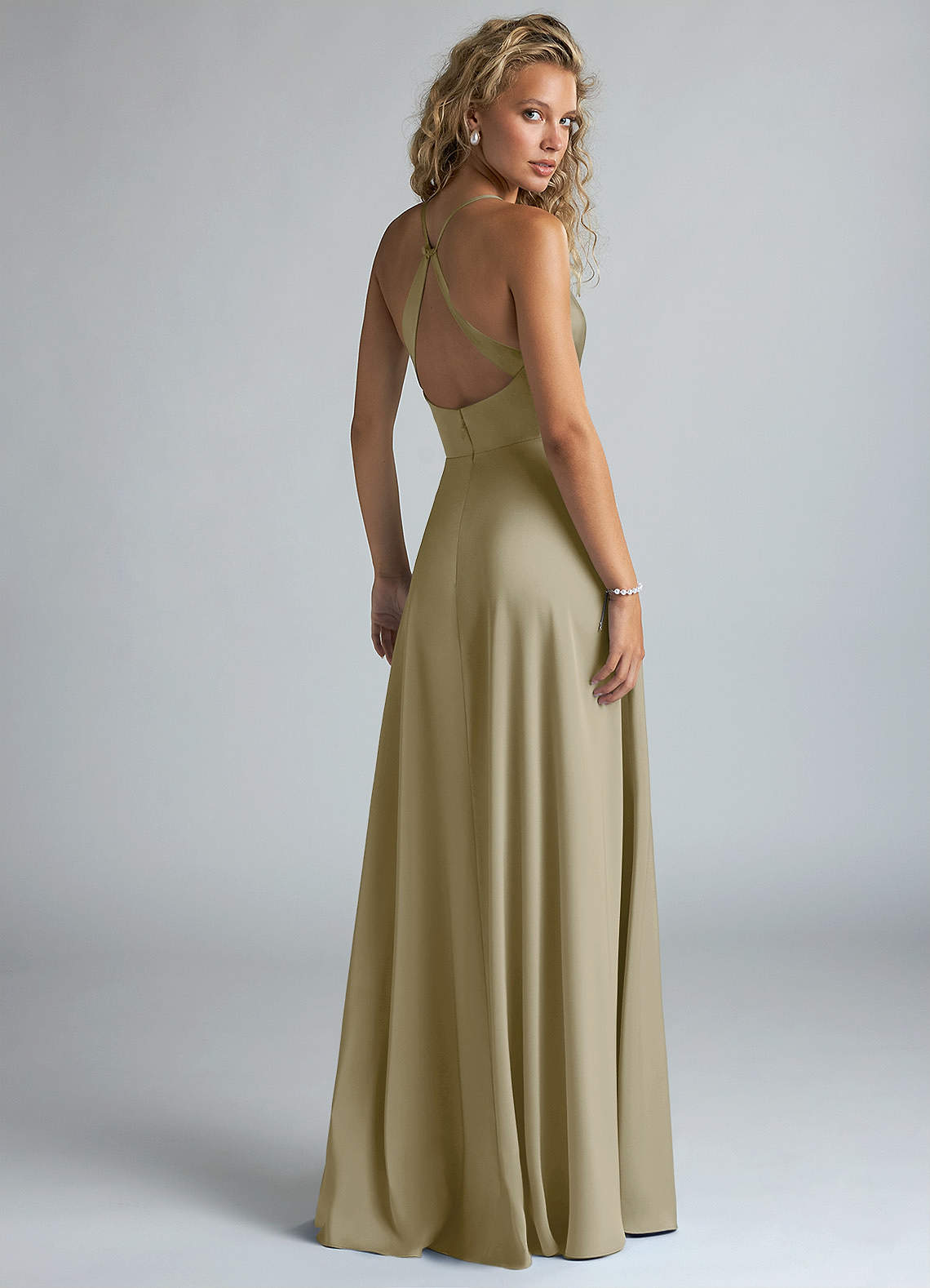 Azazie Davis Moss Green Bridesmaid Dresses | Azazie