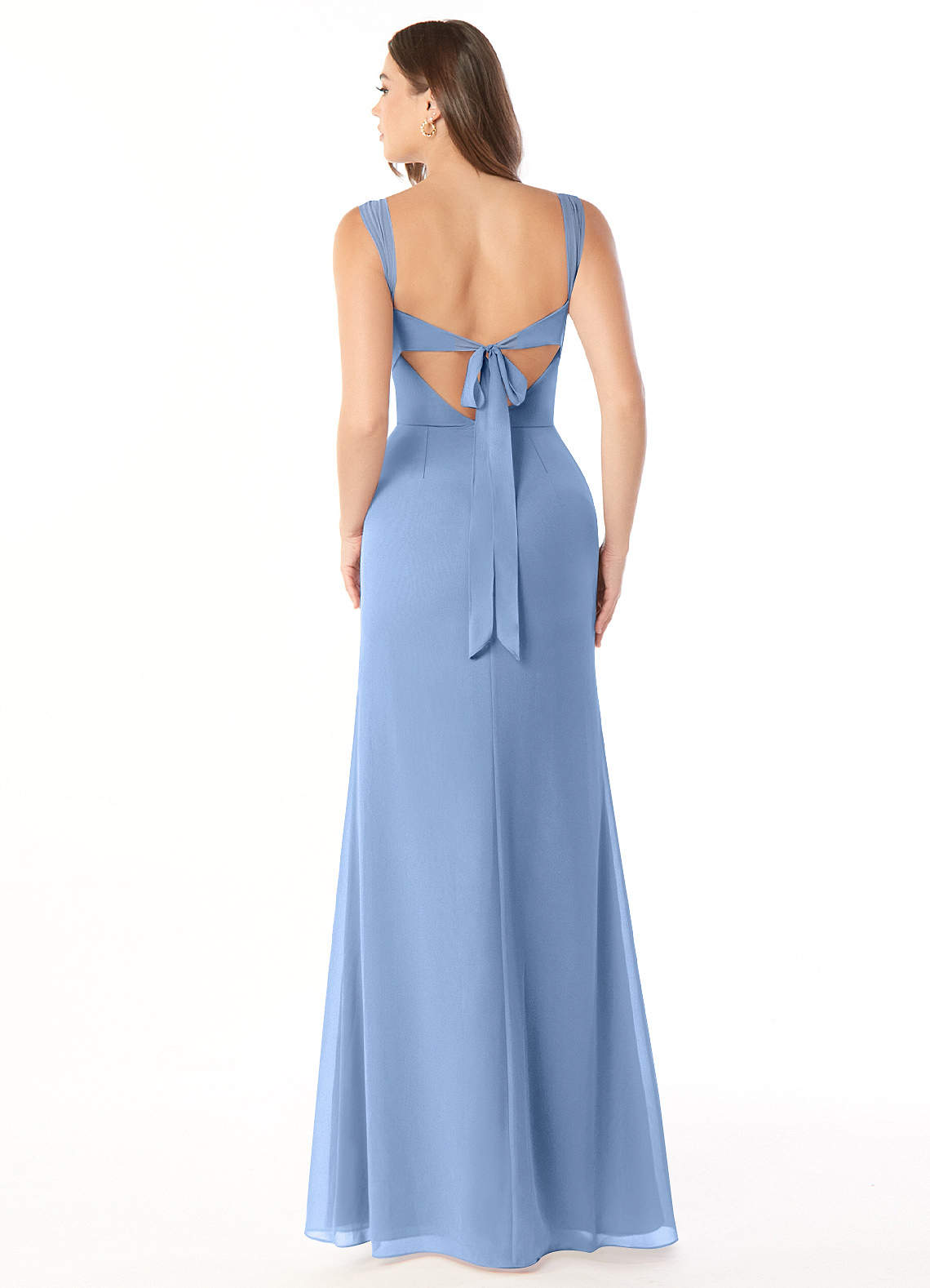 Azazie Audre Steel Blue Bridesmaid Dresses | Azazie