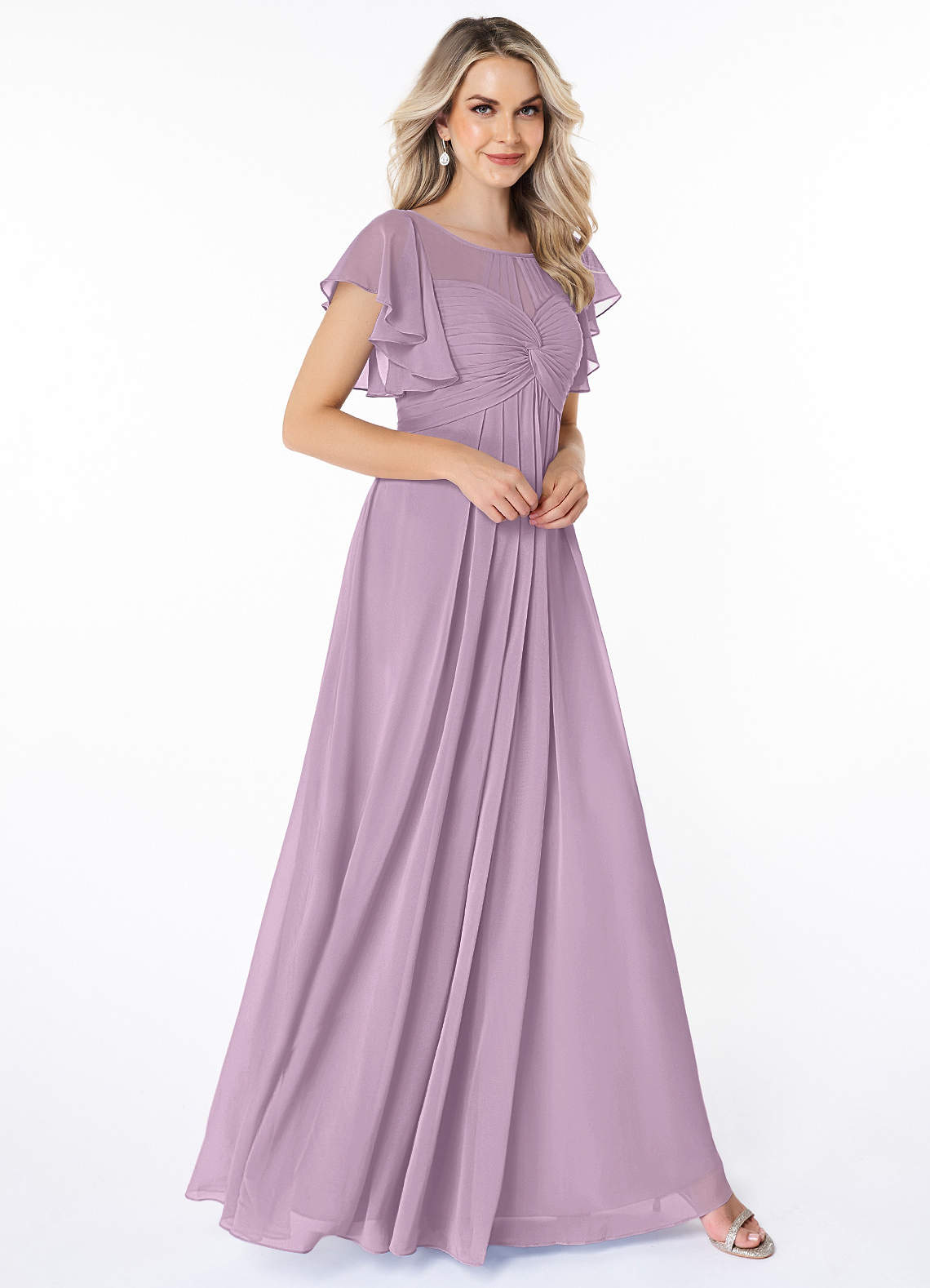 Wisteria Azazie Lily Modest Bridesmaid Dresses | Azazie