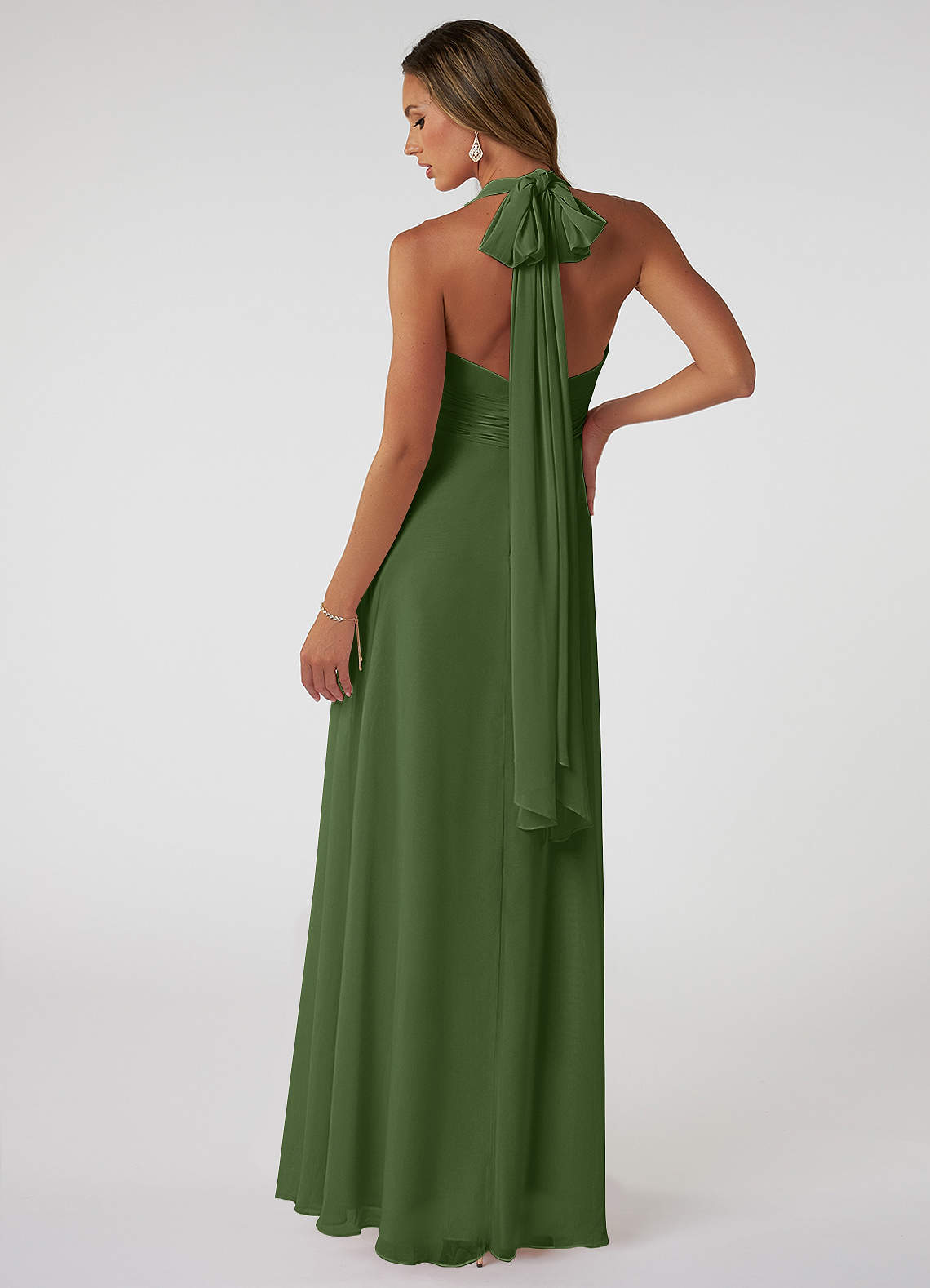 Azazie Fifi Olive Bridesmaid Dresses | Azazie