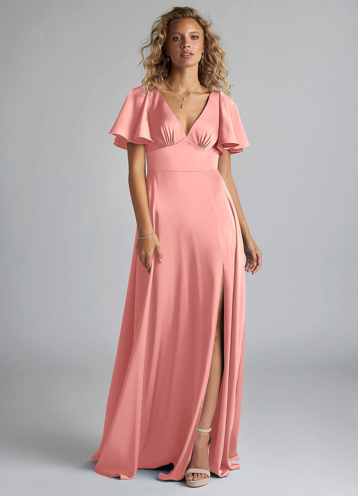 Azazie Kimber Rosette Bridesmaid Dresses | Azazie