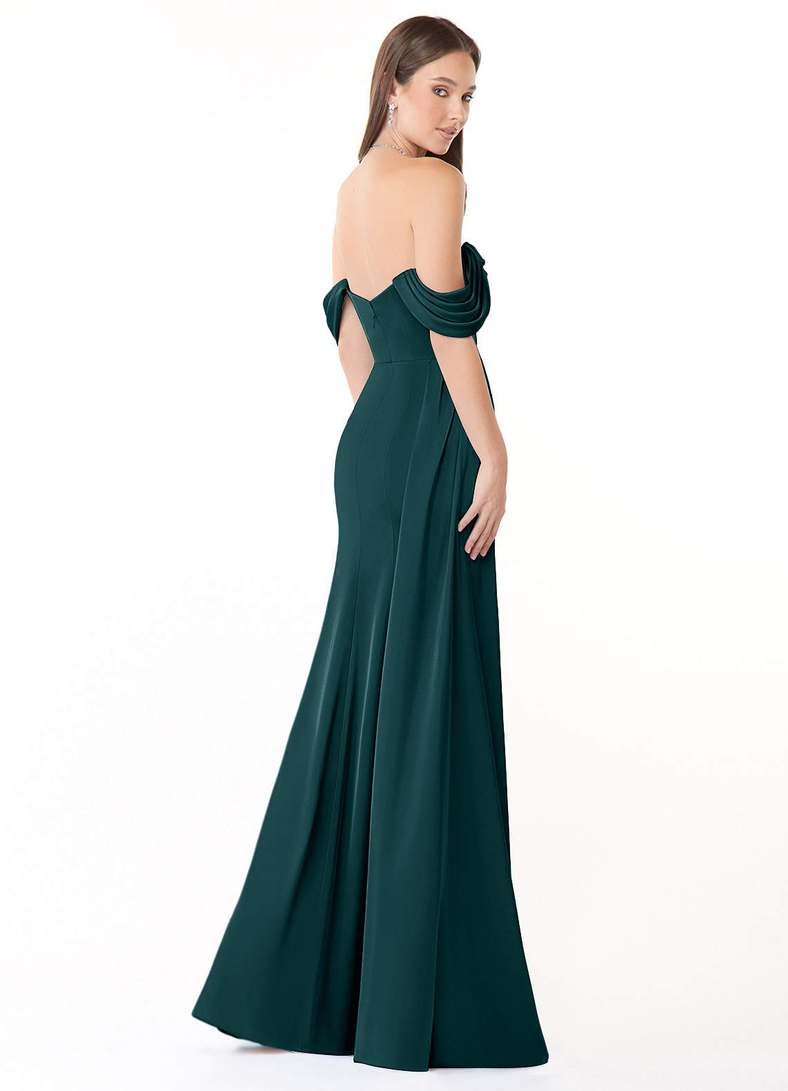 Pine Azazie Amyra Bridesmaid Dresses | Azazie