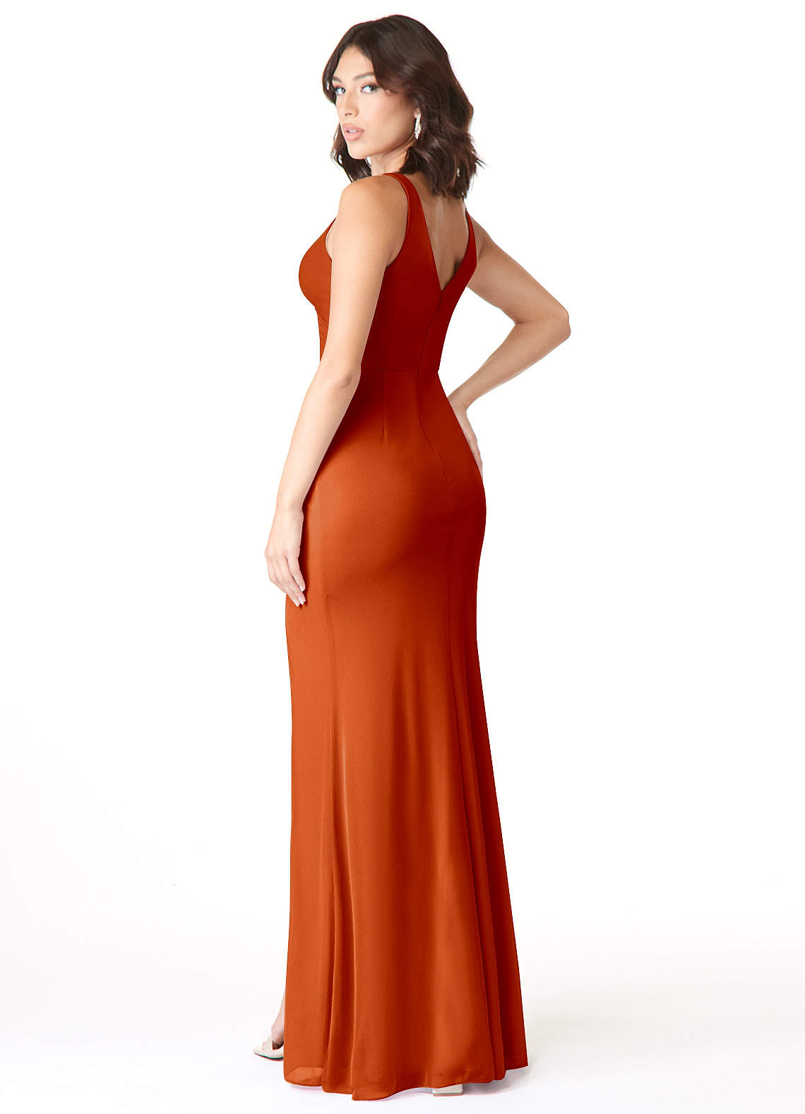 Paprika Azazie Leandra Bridesmaid Dresses | Azazie