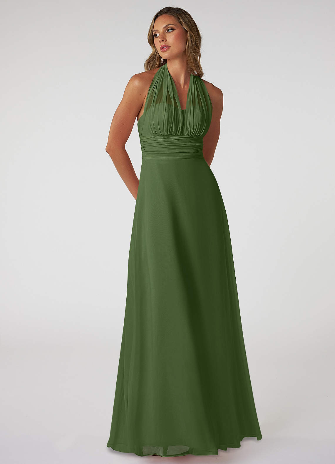 Azazie Fifi Olive Bridesmaid Dresses | Azazie