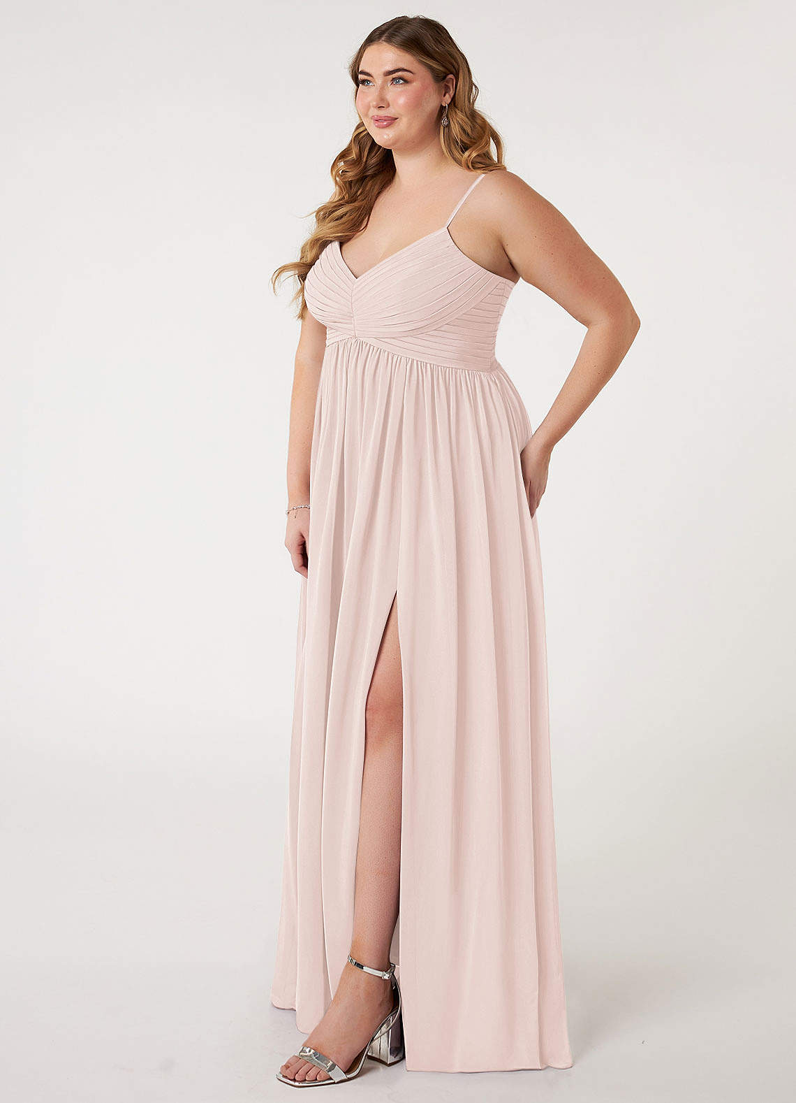 Azazie Alia Rose Petal Bridesmaid Dresses | Azazie