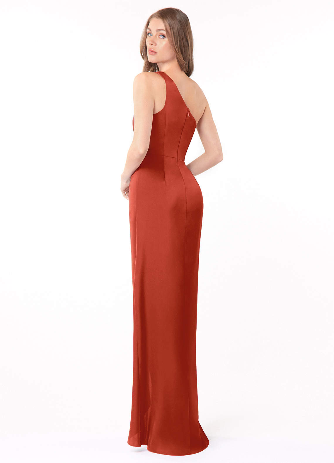 Rust Azazie Reana Bridesmaid Dresses | Azazie