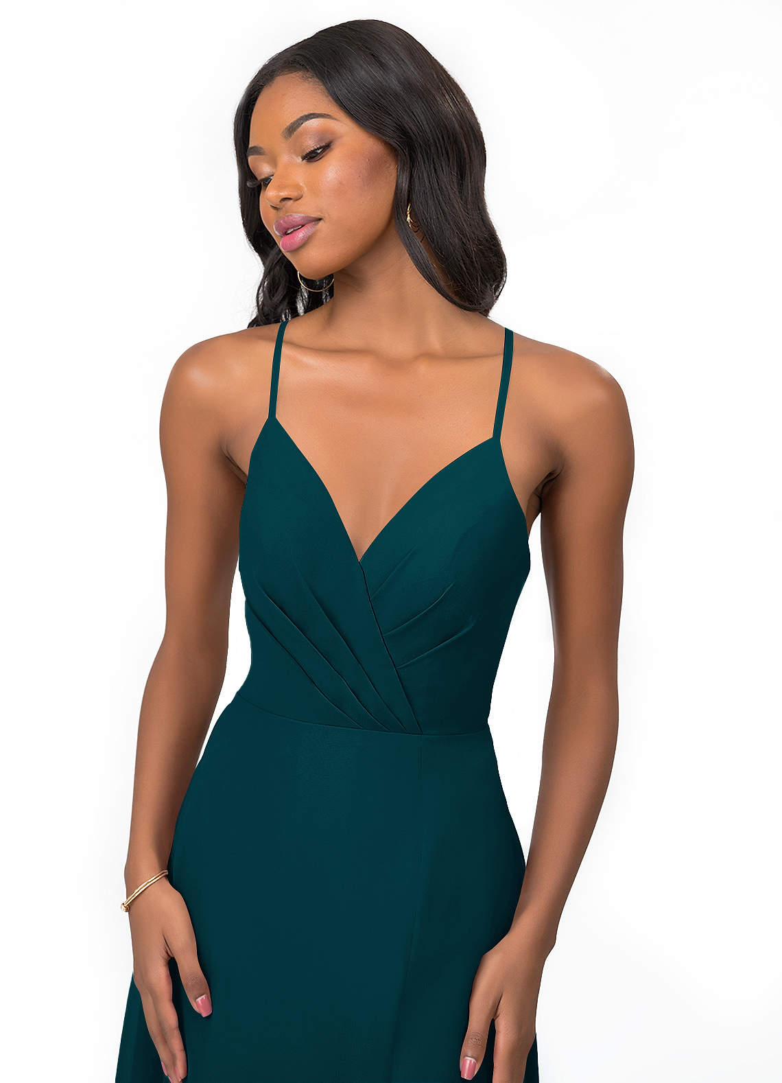 Azazie Everleigh Pine Bridesmaid Dresses | Azazie