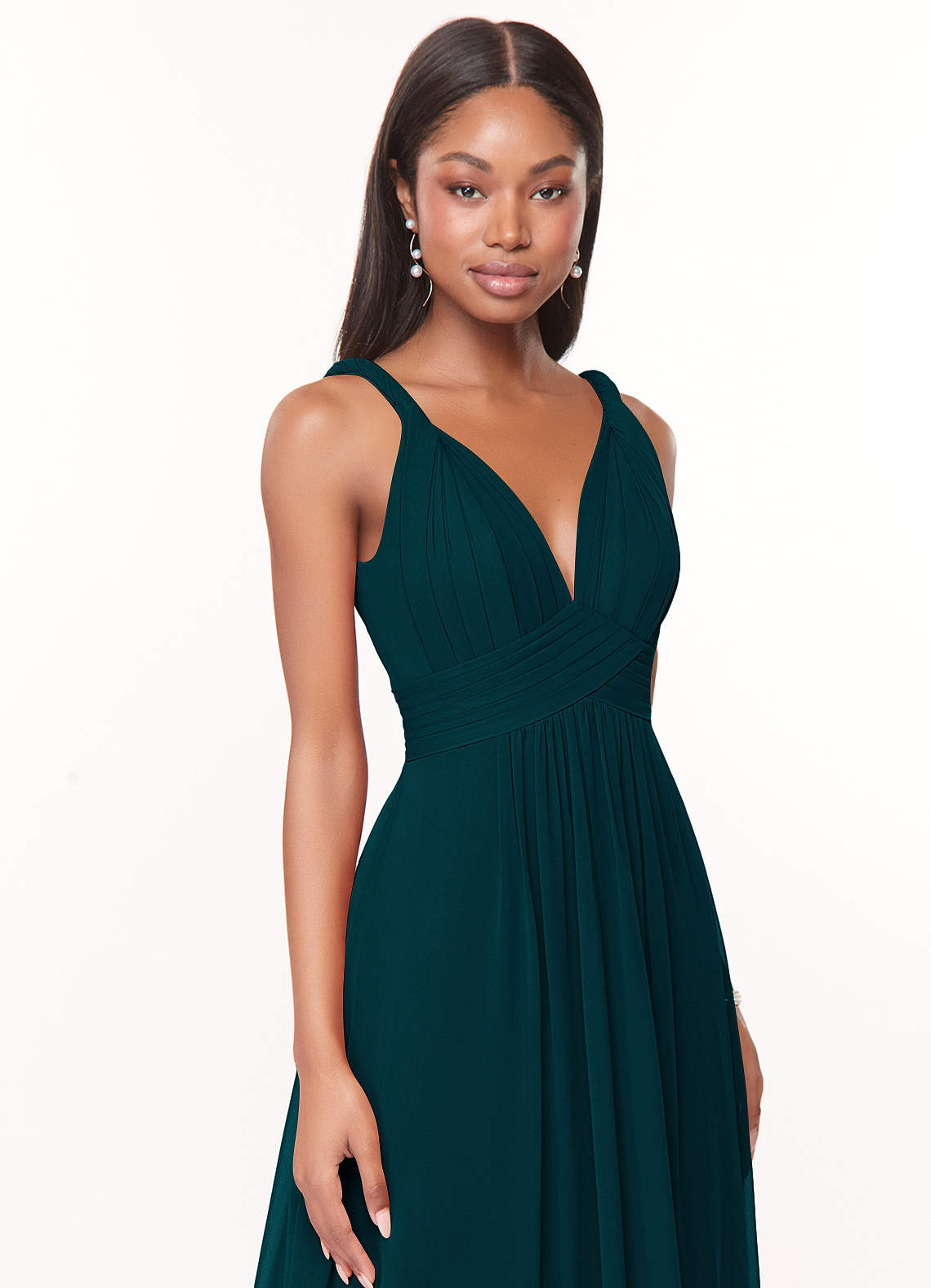 Azazie Maren Pine Bridesmaid Dresses | Azazie