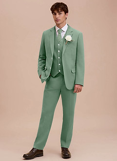 Ethan Matcha Refined Weave 3-piece Suit | Suit Sets |Azazie