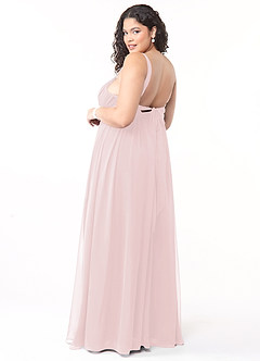 Blushing Pink Azazie Aziza Bridesmaid Dresses | Azazie