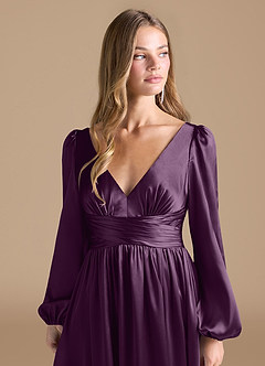 Azazie Norah Plum Bridesmaid Dresses | Azazie