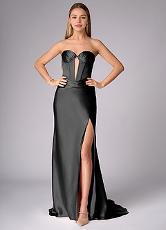 Keira Moonlight Corset Gown | Azazie CA