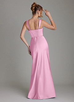 Azazie Agustina Candy Pink Stretch Satin Bridesmaid Dresses | Azazie IE