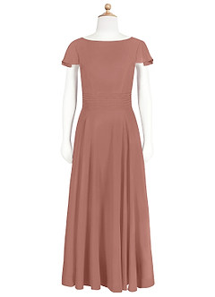 Azazie Payton Junior Bridesmaid Dress in Cedar Rose | Azazie
