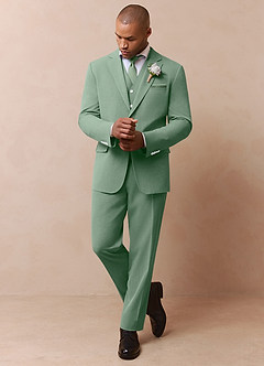 James Matcha Structured Stretch 3-piece suit | Suit Sets |Azazie