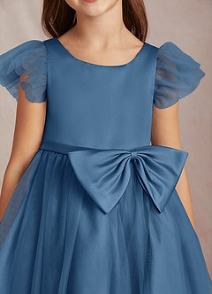 Azazie Midna Twilight A-Line with Sleeves Tulle Dress | Azazie
