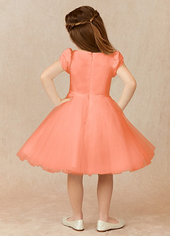 Azazie Malinda Sunset Ball-Gown with Sleeves Tulle Dress | Azazie