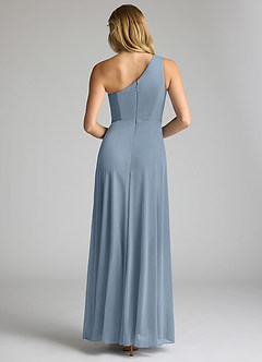Azazie Brooke Dusty Blue Bridesmaid Dresses | Azazie