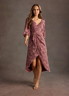 Naya Vintage Rose Midi Dress | Azazie