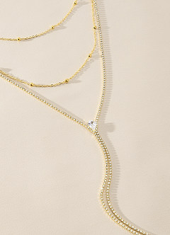 Collar de lazo en capas Joyas | Azazie ES