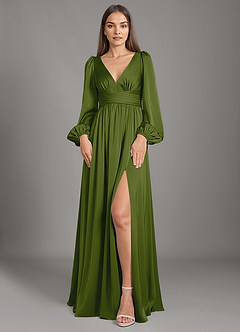 Azazie Norah Juniper Bridesmaid Dresses | Azazie