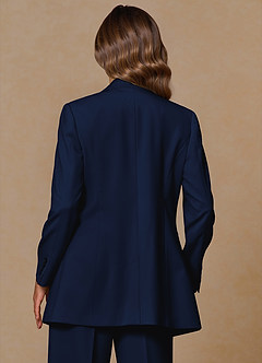 Rowan Blue Refined Weave Performance 3-Piece Suit | Azazie