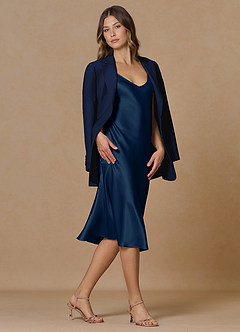 Rowan Blue Refined Weave Performance 2-Piece Suit | Azazie