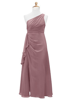 Azazie Maive Junior Bridesmaid Dress in Dusty Rose | Azazie