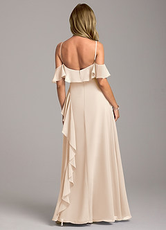 Azazie Aubrie White Alabaster Bridesmaid Dresses | Azazie
