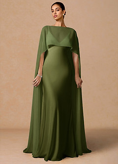 Primrose Olive Maxi Dress | Azazie