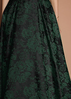 Zora Emerald Black Gown | Azazie UK