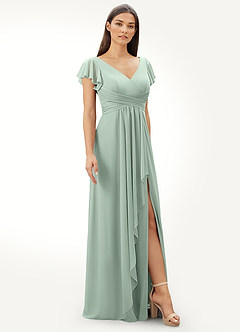Azazie Omari Agave Bridesmaid Dresses | Azazie