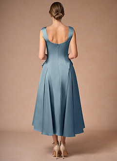 Iverine Powder Blue Midi Dress | Azazie