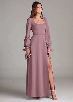 Azazie Leonia Dusty Rose Bridesmaid Dresses | Azazie