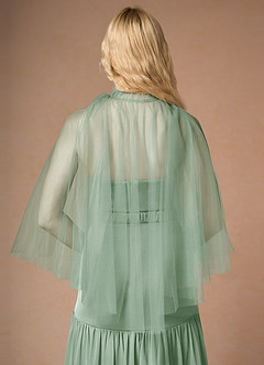 Azazie Matching Color Tulle Cape | Azazie