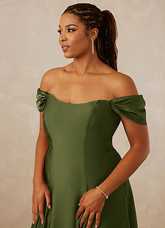 Christian Siriano Bridal for Azazie 1002 Olive Bridesmaid Dresses | Azazie