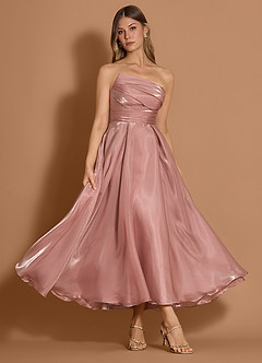 Emory Pink Maxi Dress | Azazie CA