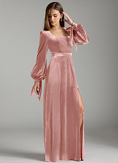 Azazie Leonia Dusty Rose Bridesmaid Dresses | Azazie