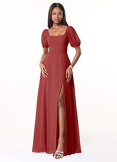 Azazie Alani Rust Bridesmaid Dresses | Azazie