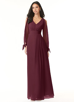 Azazie Matilda Cabernet Bridesmaid Dresses | Azazie