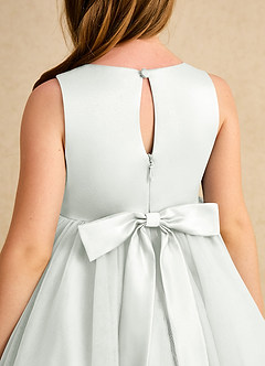 Azazie Prima Ivory A-Line Bow Tulle Dress | Azazie