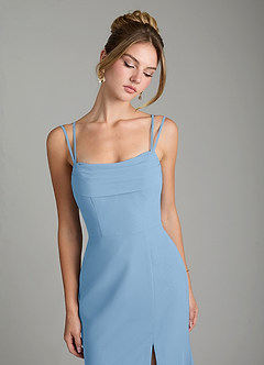 Azazie Egypt Powder Blue Chiffon Bridesmaid Dresses | Azazie