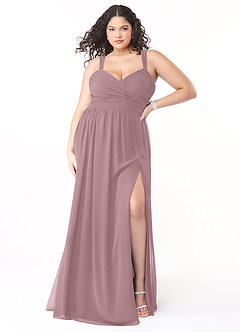 Dusty Rose Azazie Aziza Bridesmaid Dresses | Azazie