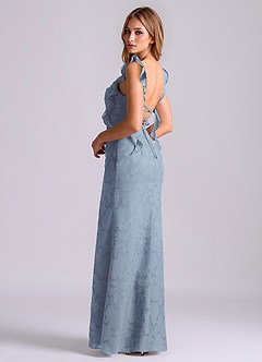 Azazie Jessamine Dusty Blue Bridesmaid Dresses | Azazie